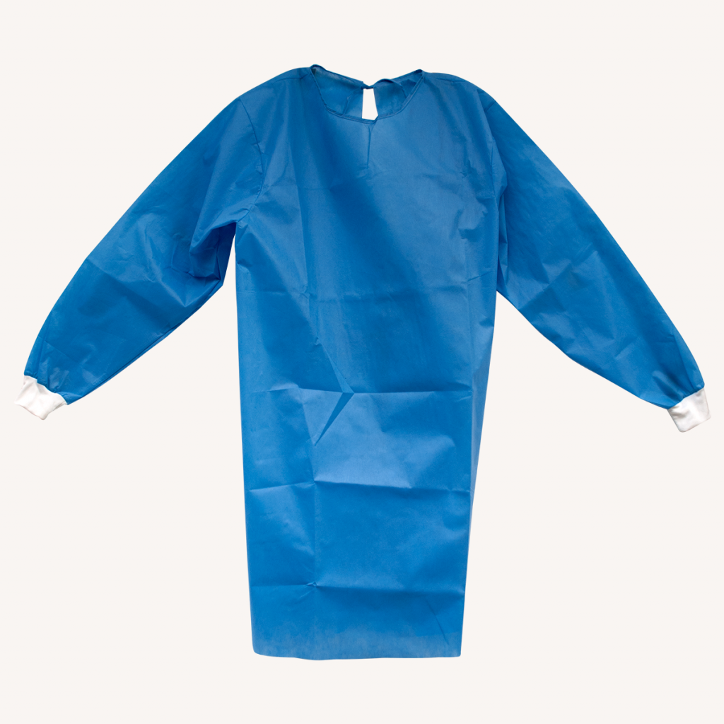 Bata desechable para cirujano con puño – HMG