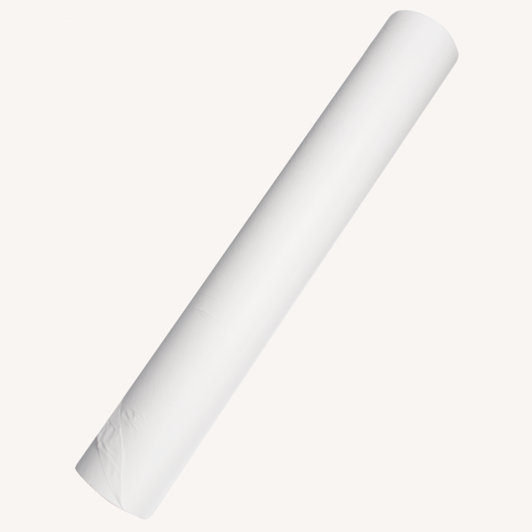 Rollo de papel blanco liso – HMG